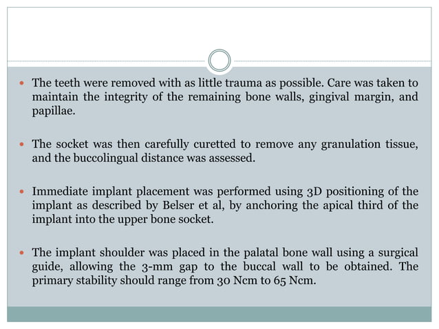 Guidelines for selecting the implant diameter | PPTX | Dental Health ...