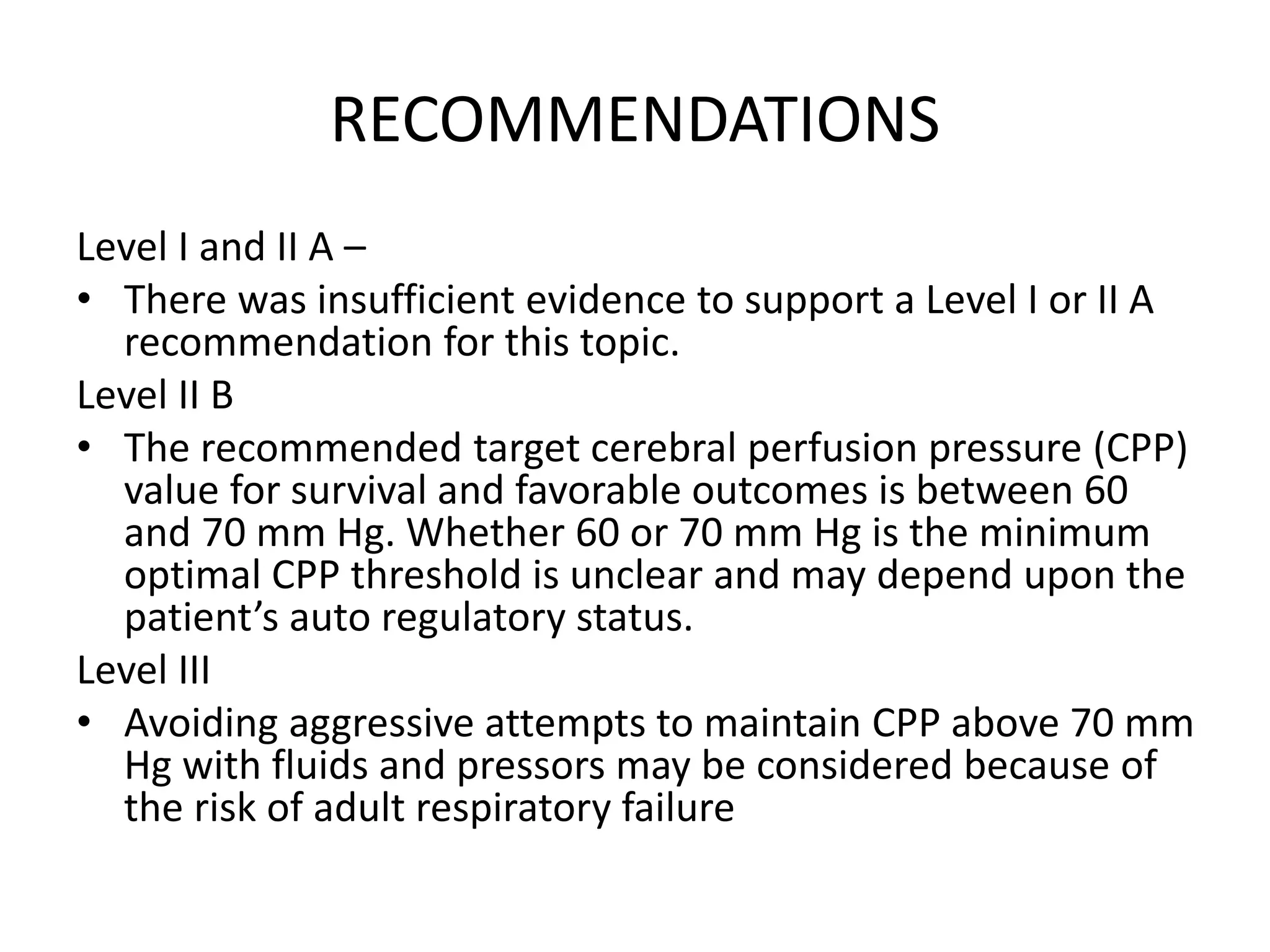 Guidelines for severe traumatic brain injury4 | PPTX