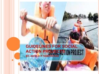 Guidelines for social action projects | PPTX