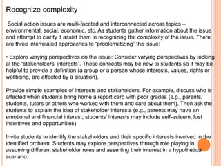 Guidelines for social action projects | PPTX