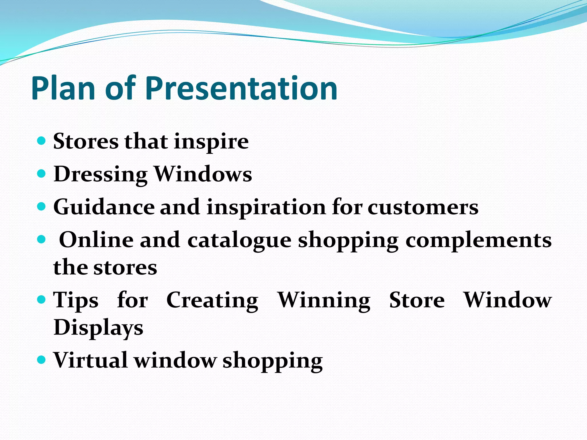 Guidelines for store design and display windows h&m | PPTX