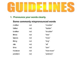 Oral Reading Guidelines for Primary Students | PPTX