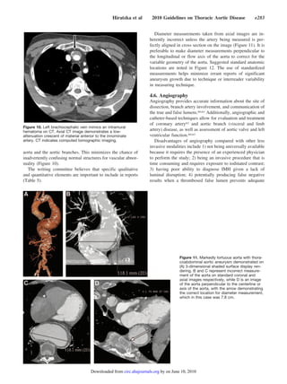 Guidelines for the diagnosis and management of patients with thoracic aortic disease | PDF