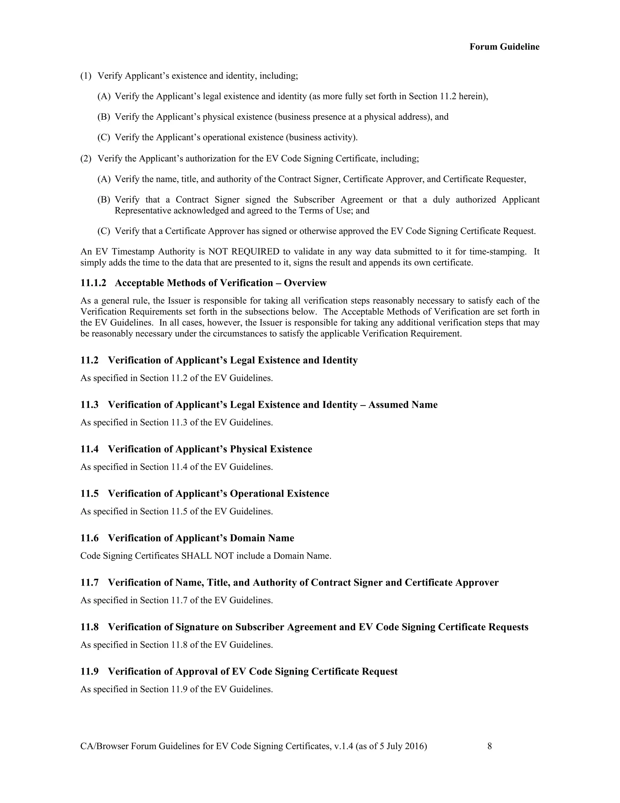 Guidelines For The Issuance And Management Of EV Code Signing ...