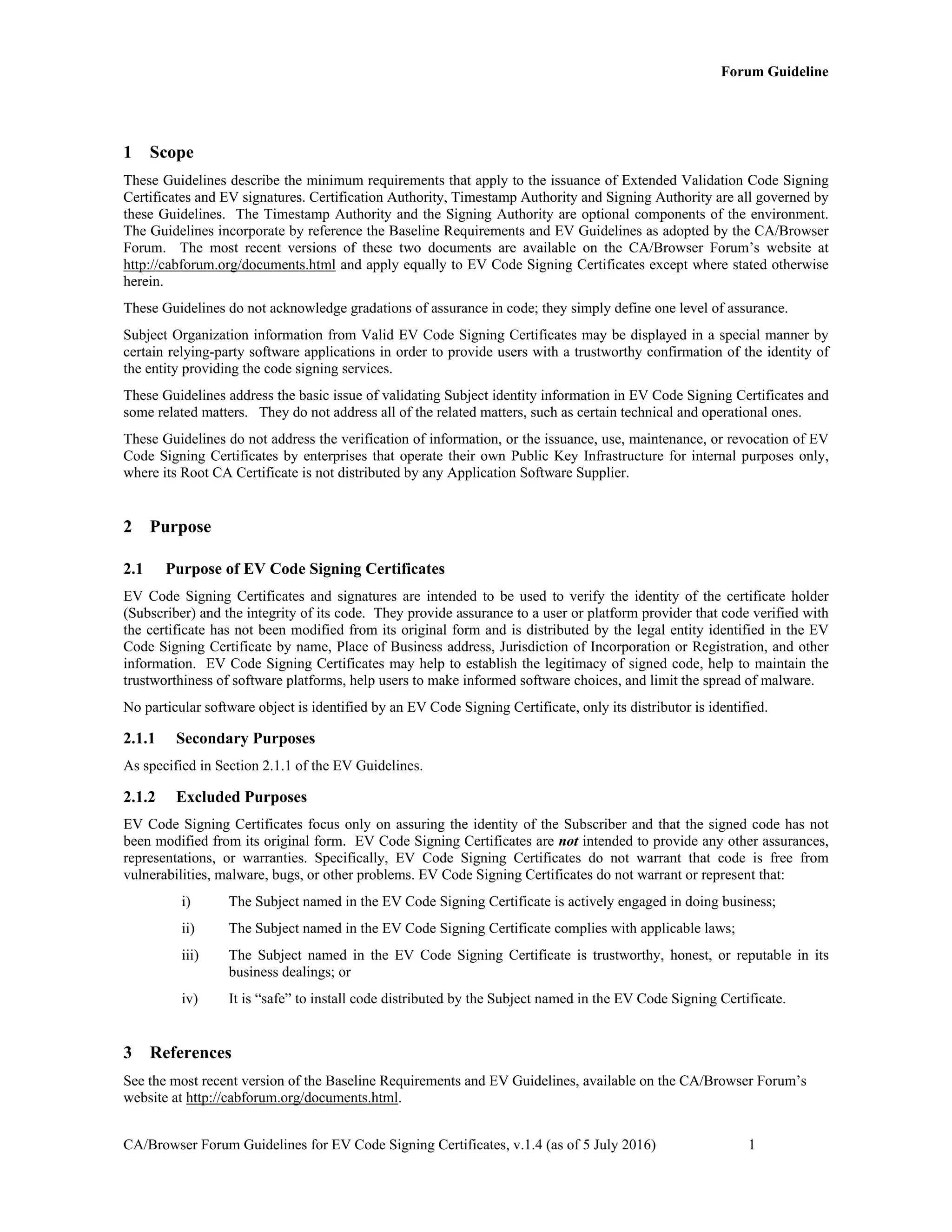 Guidelines For The Issuance And Management Of EV Code Signing ...
