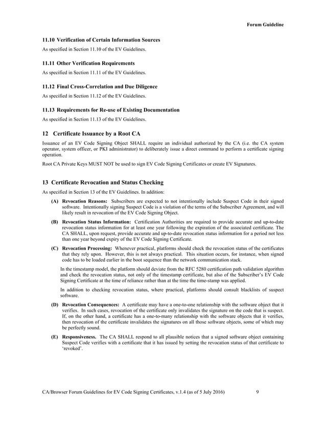 Guidelines For The Issuance And Management Of EV Code Signing ...