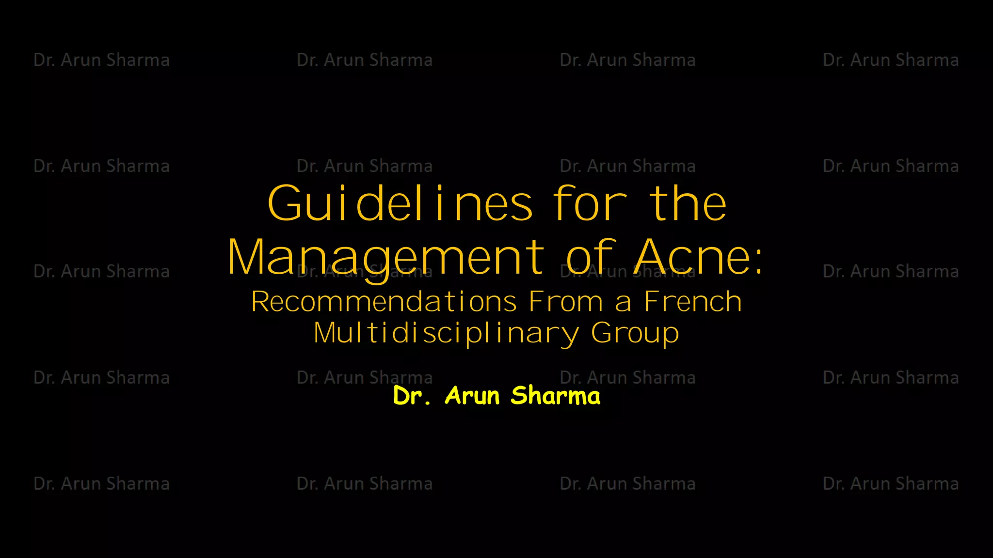 Guidelines for the management of acne | PPT