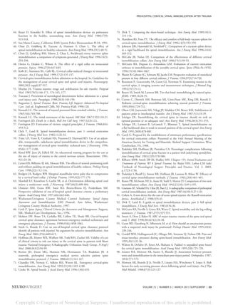 Guidelines for the management of acute cervical spine and spinal cord ...