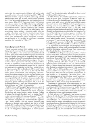 Guidelines for the management of acute cervical spine and spinal cord ...