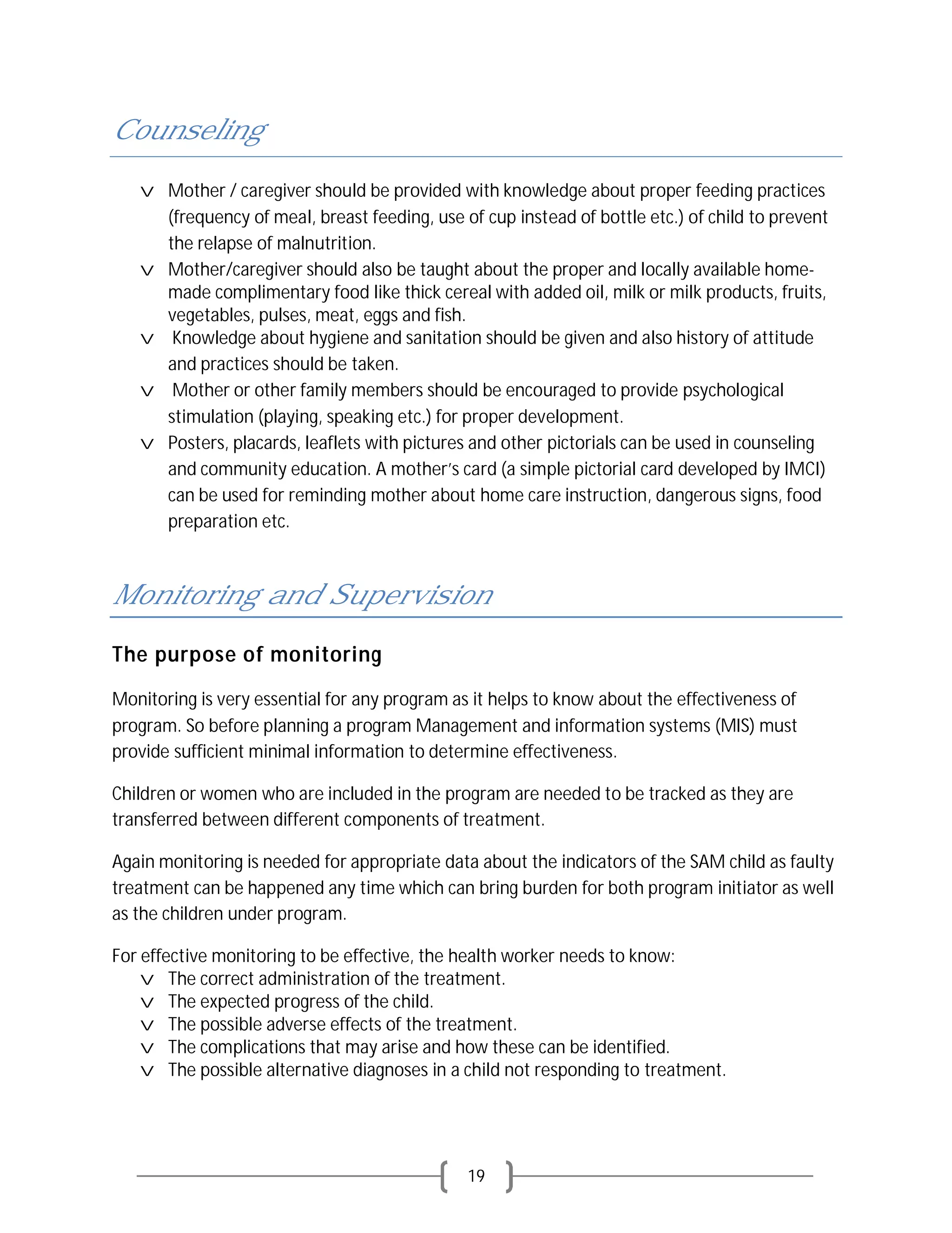 Guidelines for the management of severely acute malnourished children | PDF