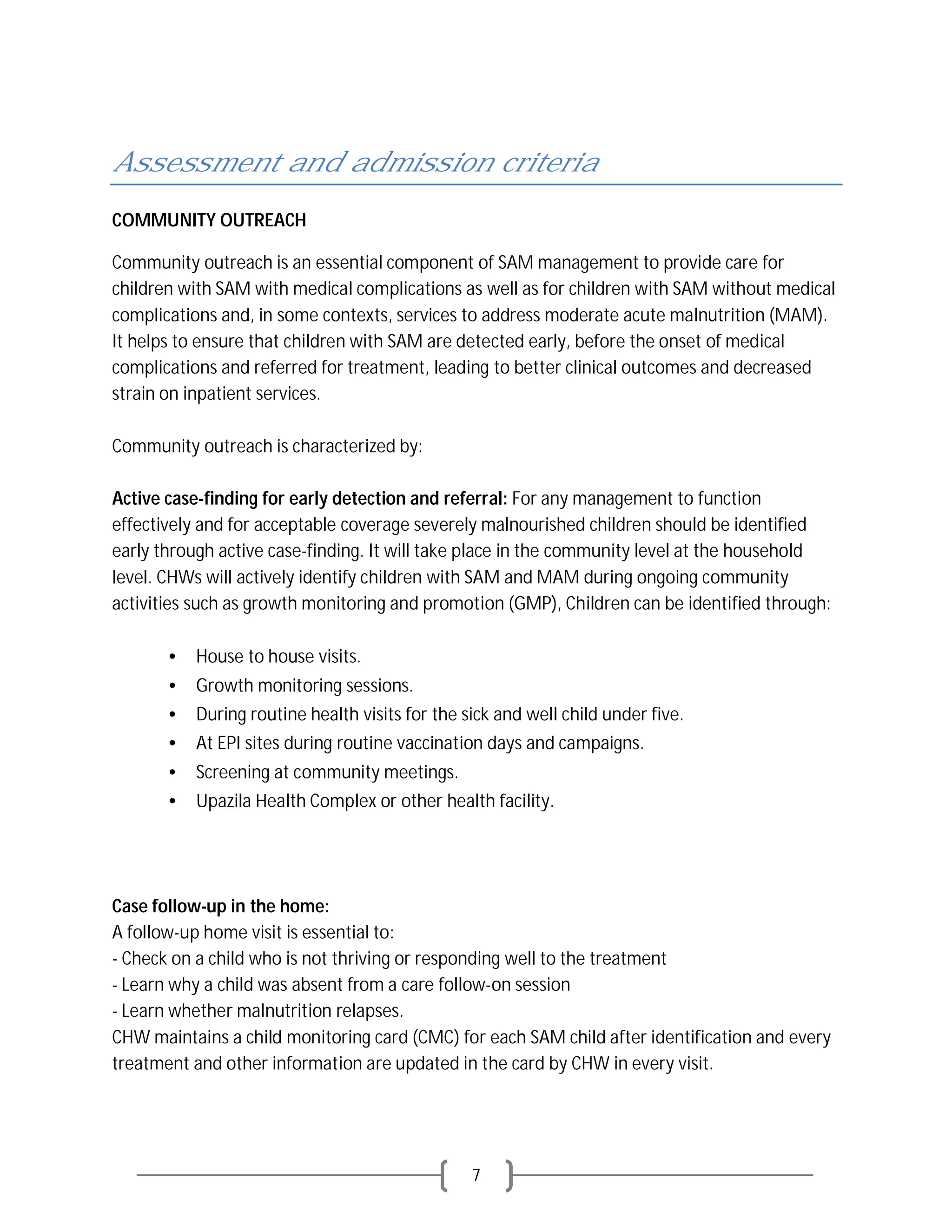 Guidelines for the management of severely acute malnourished children | PDF