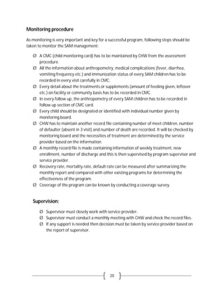 Guidelines for the management of severely acute malnourished children | PDF