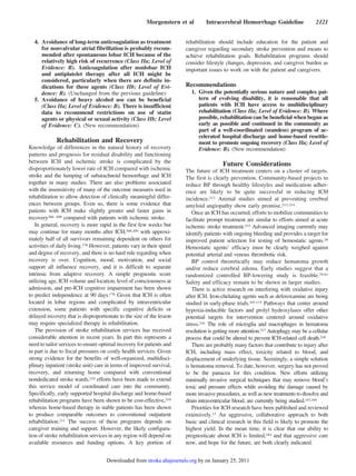 Guidelines for the management of spontaneous ich | PDF