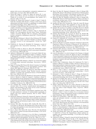 Guidelines for the management of spontaneous ich | PDF