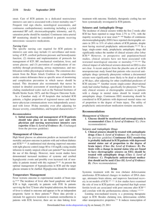Guidelines for the management of spontaneous ich | PDF