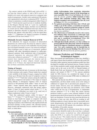 Guidelines for the management of spontaneous ich | PDF