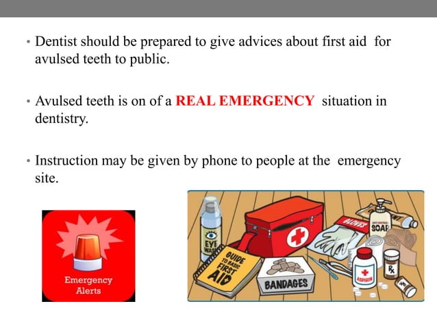 Guidelines for the management of avulsion | PPTX | Dental Health ...