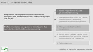 Guidelines for the nursing management of peg pej | PDF