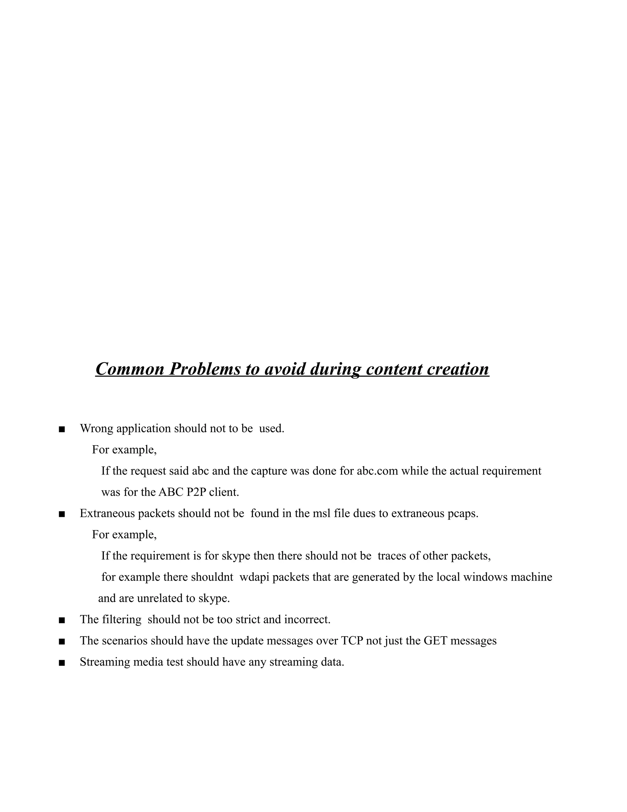 Guidelines for the pcap final | PDF