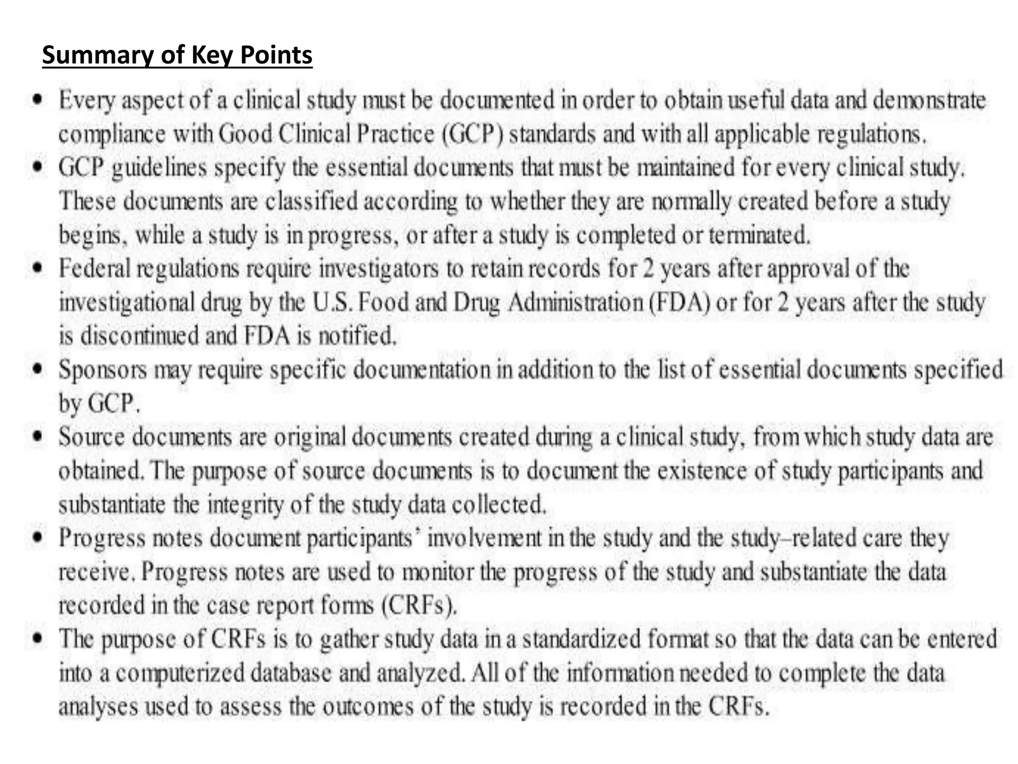 Guidelines for the preparation of protocol and documents in clnical ...