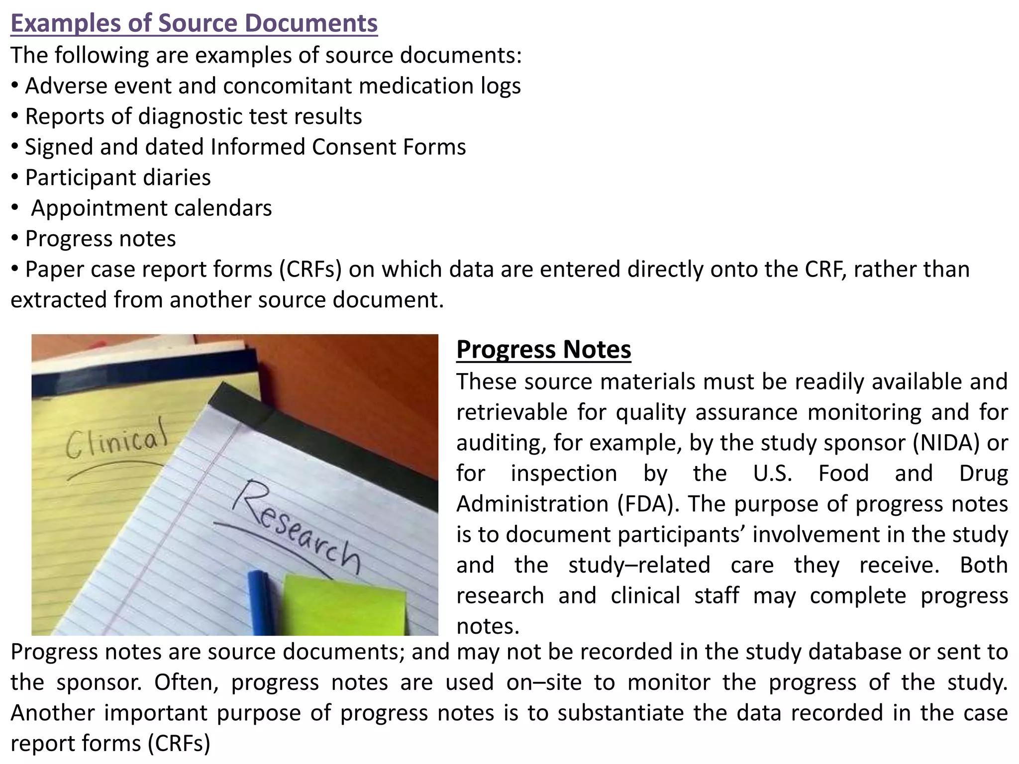 Guidelines for the preparation of protocol and documents in clnical ...