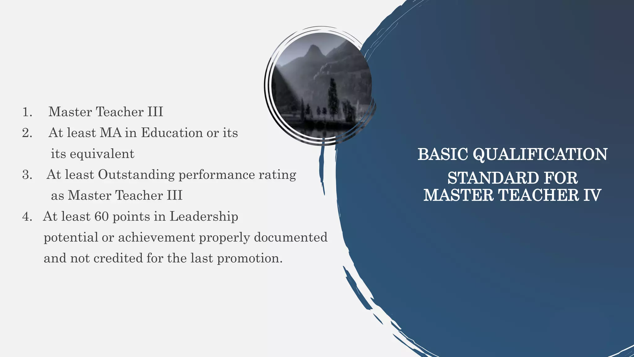 Guidelines for the reclassification and promotion to Master Teacher | PPTX