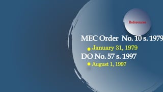 Guidelines for the reclassification and promotion to Master Teacher | PPTX