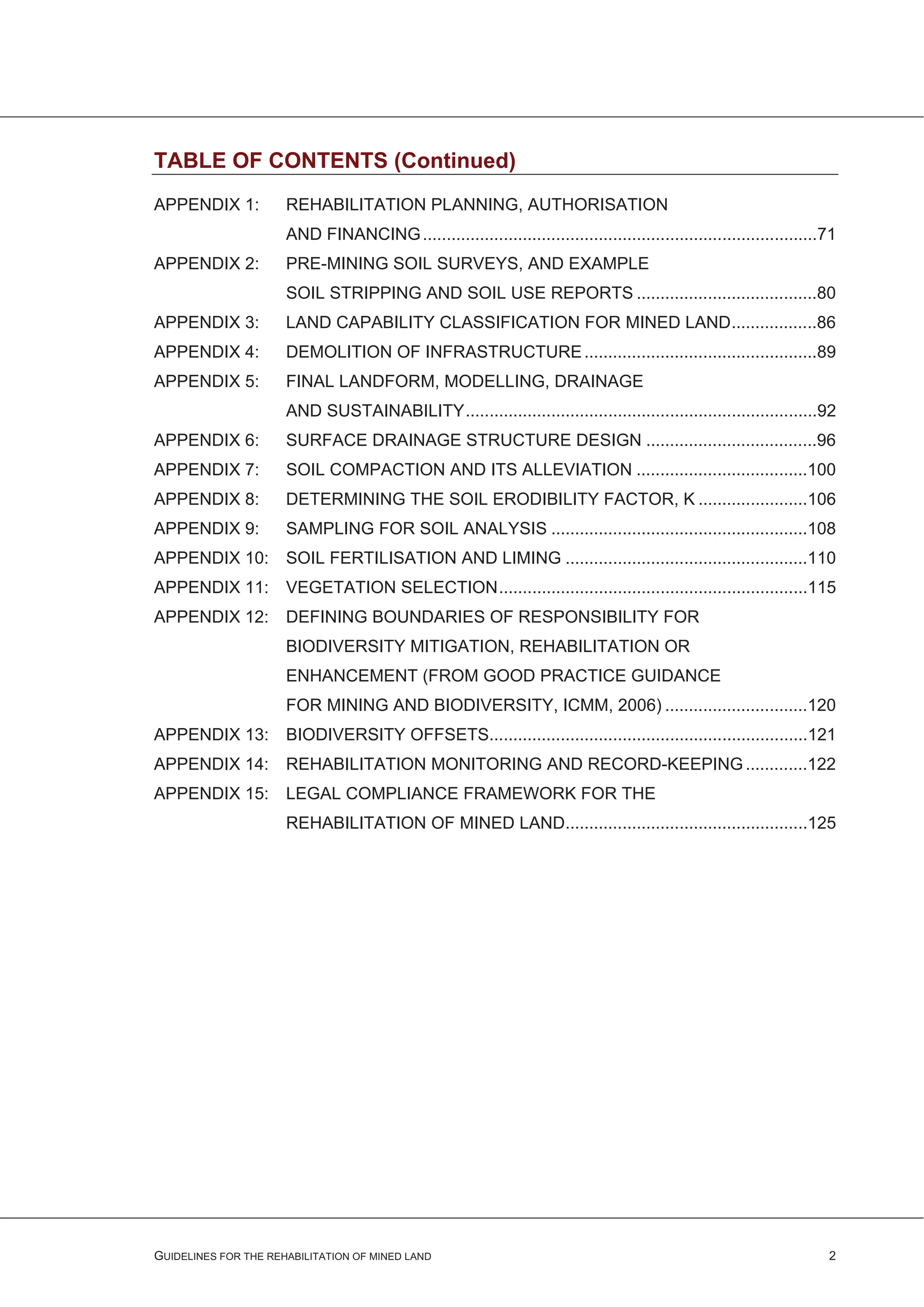 GUIDELINES FOR THE R EHABILITATION OF M INED LAND.pdf