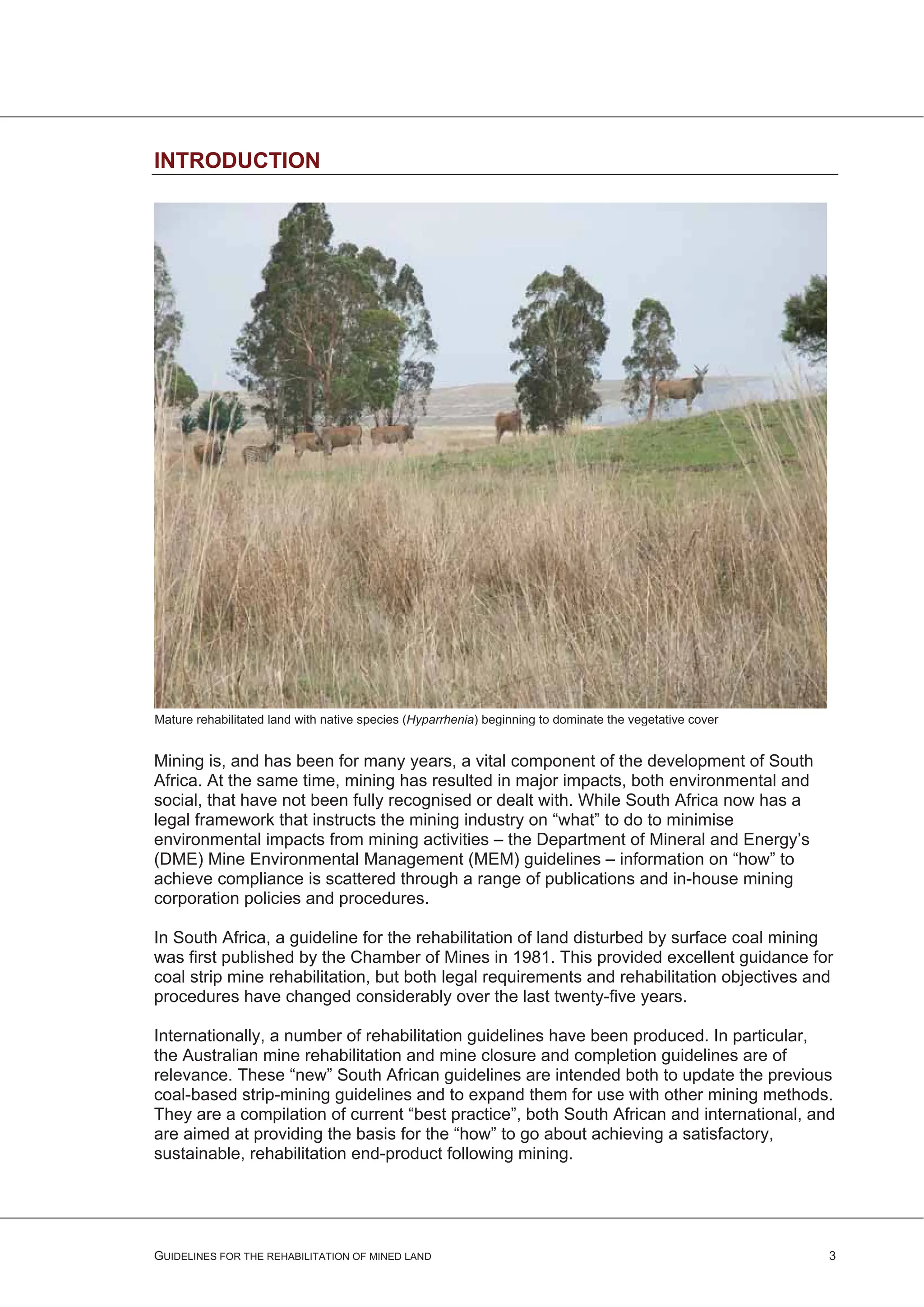 GUIDELINES FOR THE R EHABILITATION OF M INED LAND.pdf