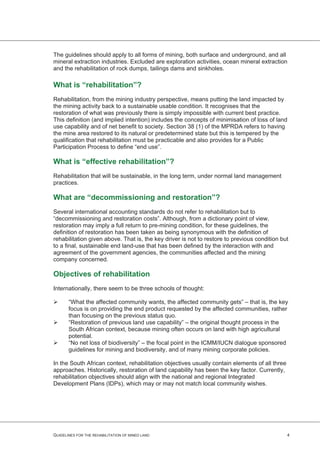 GUIDELINES FOR THE R EHABILITATION OF M INED LAND.pdf