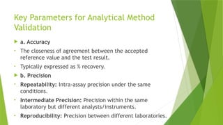 Guidelines for the Review of Analytical Process Validation in ...