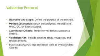 Guidelines for the Review of Analytical Process Validation in ...