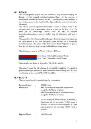 Guidelines for thesis preparation 3 | PDF