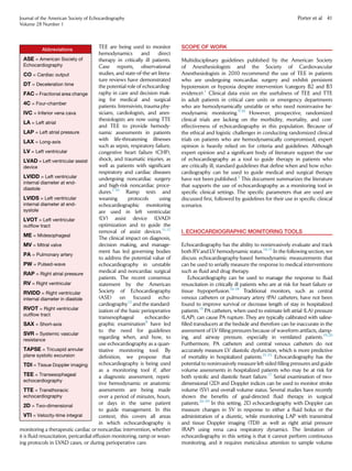 Guidelines for the use of echocardiography as a monitor for therapeutic intervention in adults a ...