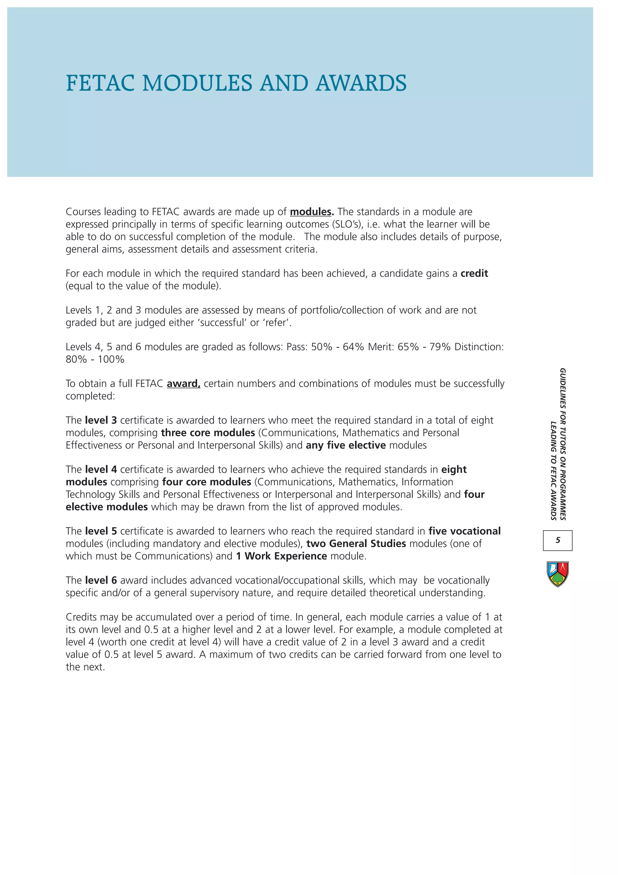 Guidelines for tutors | PDF