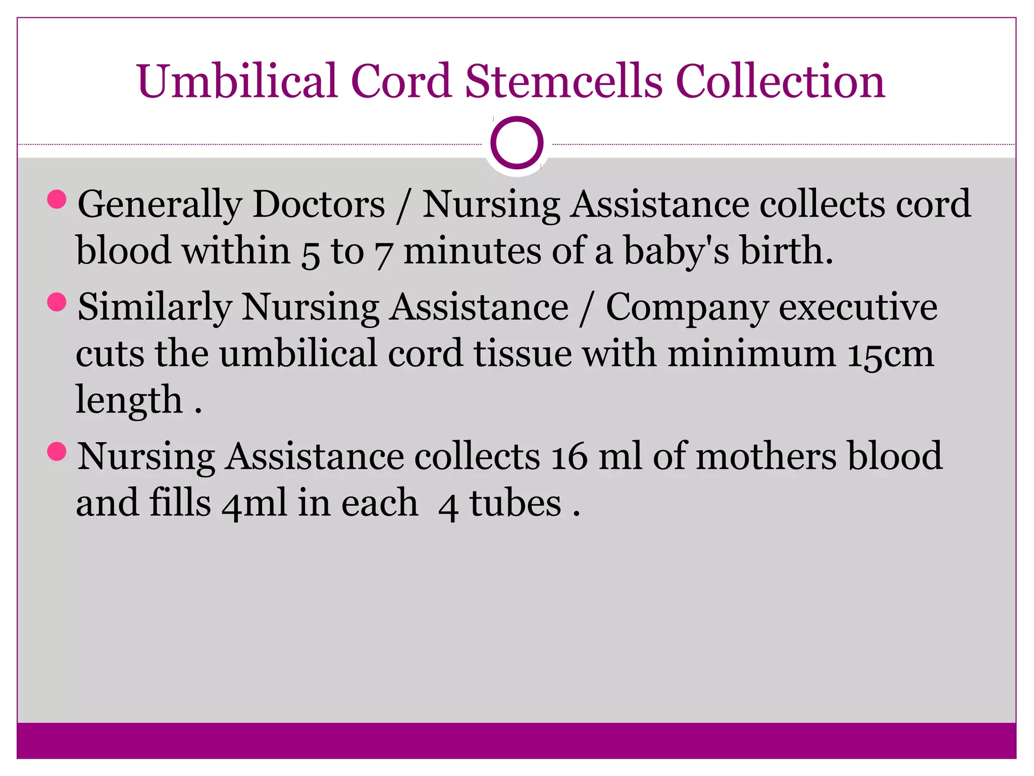 Guidelines for umbilical cord stemcells banking in India - 2016 Edition ...