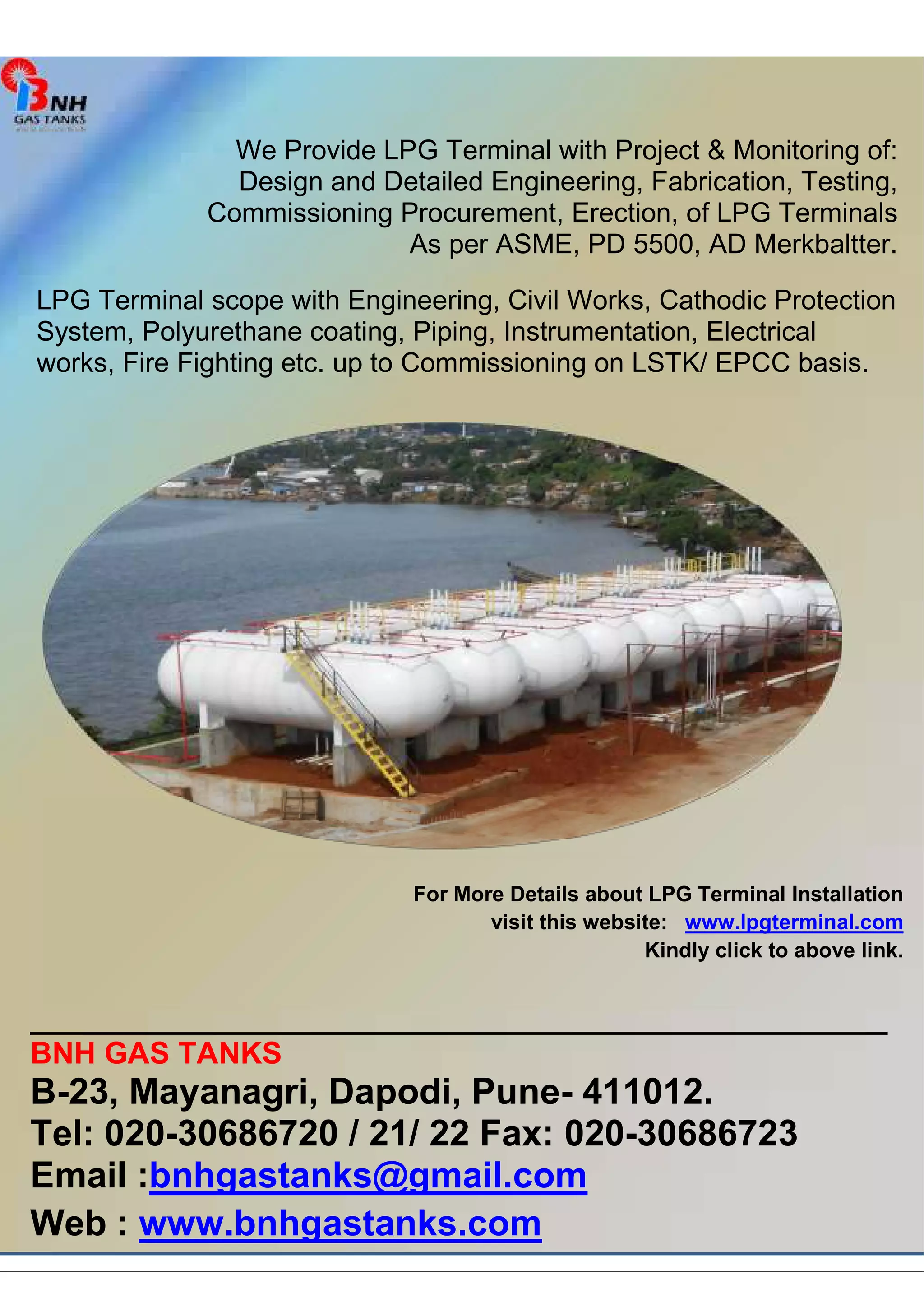 Guidelines for use lpg terminal | PDF