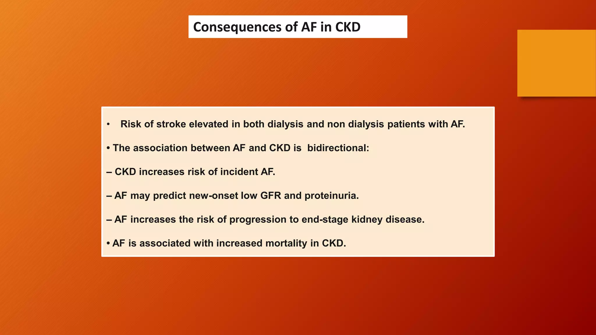 Guidelines for use of anticoagulant in ckd with atrial fibrillation | PPT