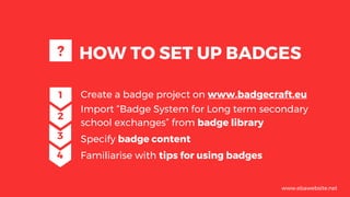 Guidelines for Using Open Badges for Long-term Secondary School ...