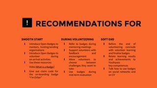 Guidelines for Using Open Badges in European Voluntary Service mobility ...