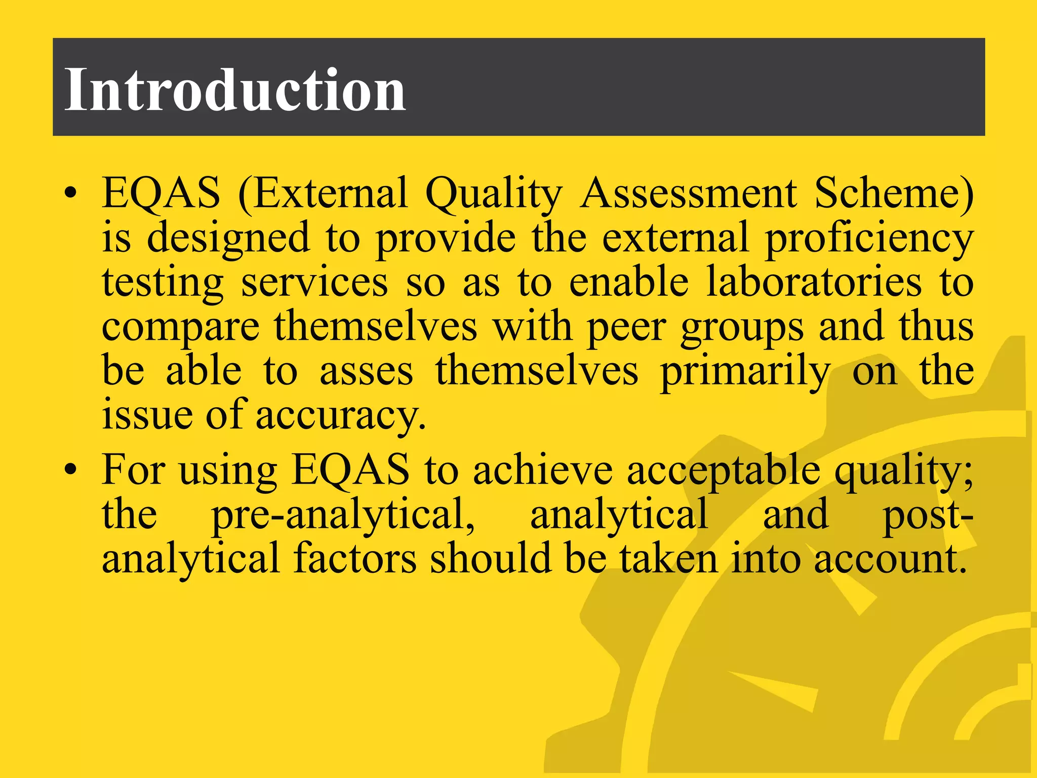 Guidelines for utilizing proficiency testing reports to improve quality ...