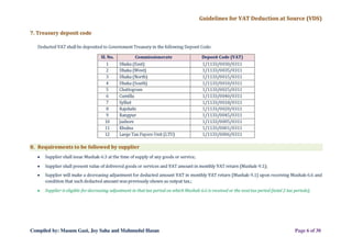 VDS Guidelines and VAT & SD rate for the FY 2021-2022 | PDF