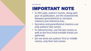 Guidelines for Writing a Thesis or Dissertation | PPTX