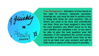 Guidelines for writing exams | PPSX