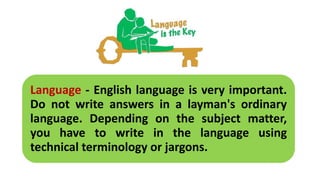Guidelines for writing exams | PPSX