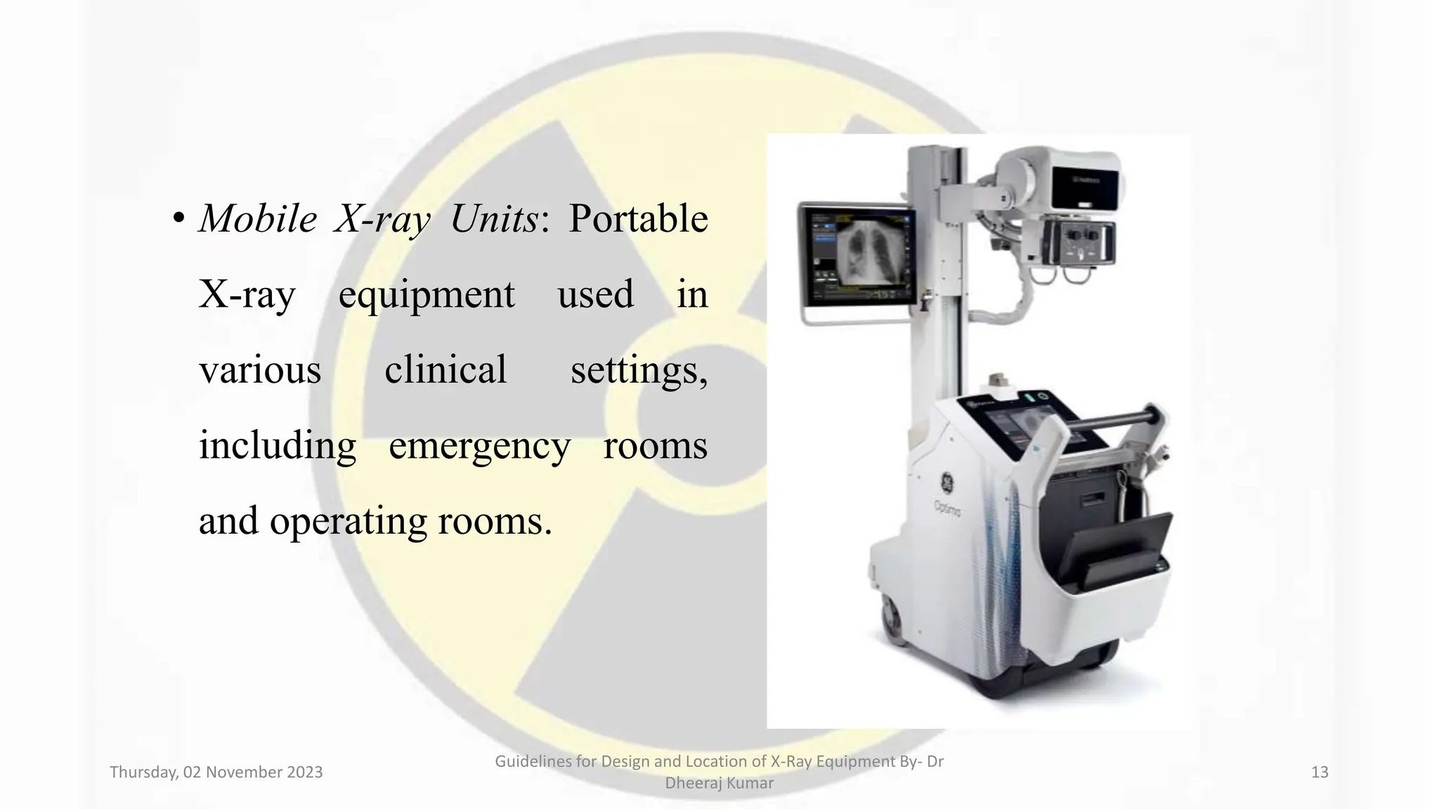 Guidelines for X-Ray Equipments.pptx