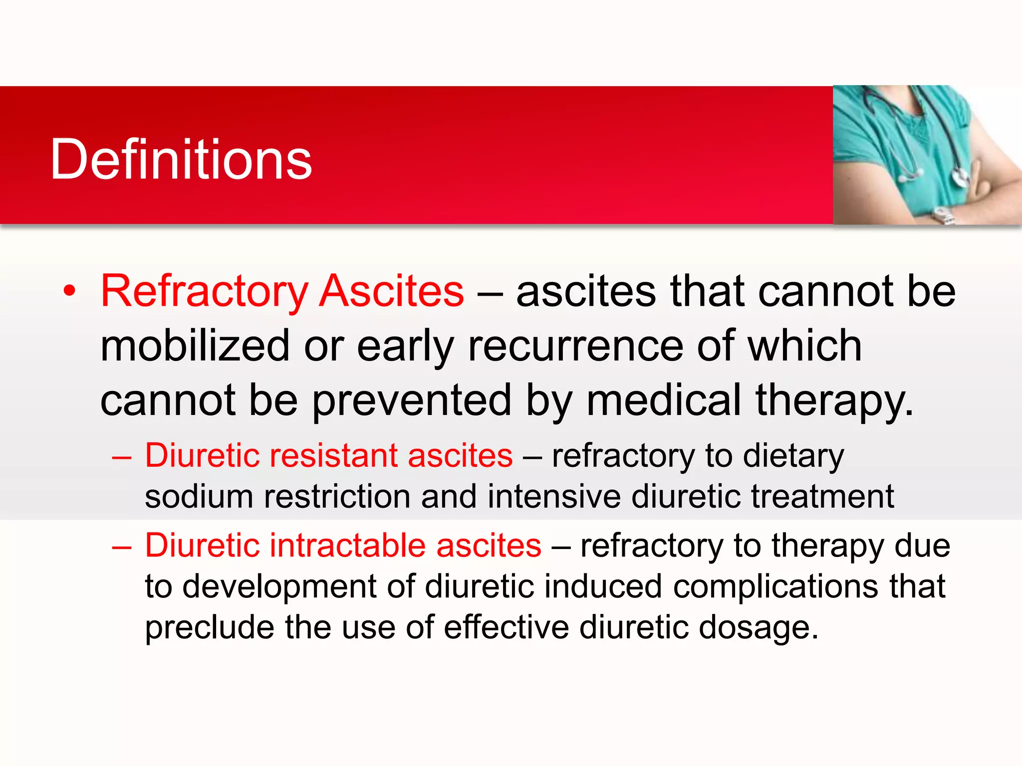 Guidelines in ascites | PPTX