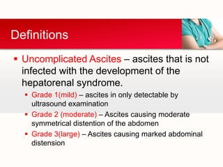 Guidelines in ascites | PPTX