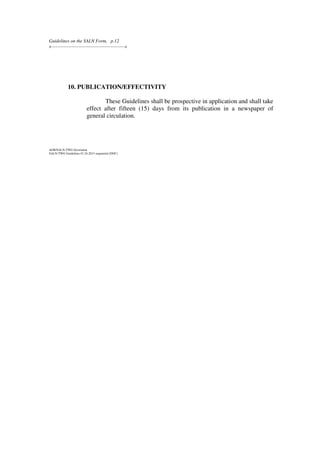 Guidelines in the filling out of the statement of assets, liabilities ...