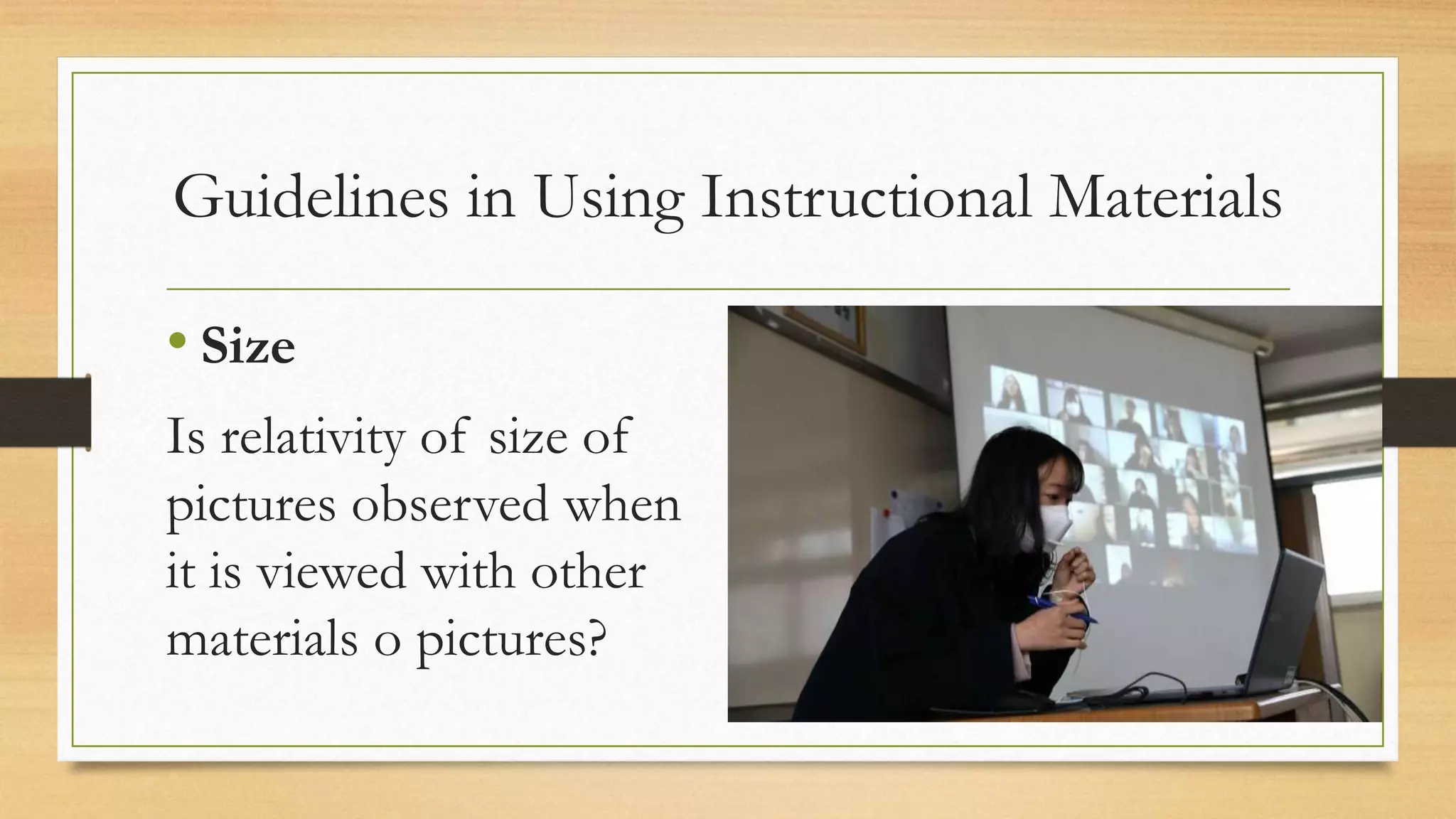 Guidelines in Using Instructional Materials | PPTX